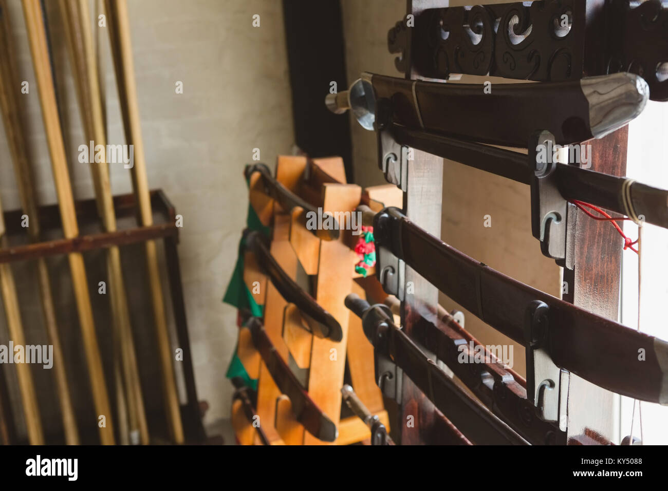 Sword rack hi-res stock photography and images - Alamy