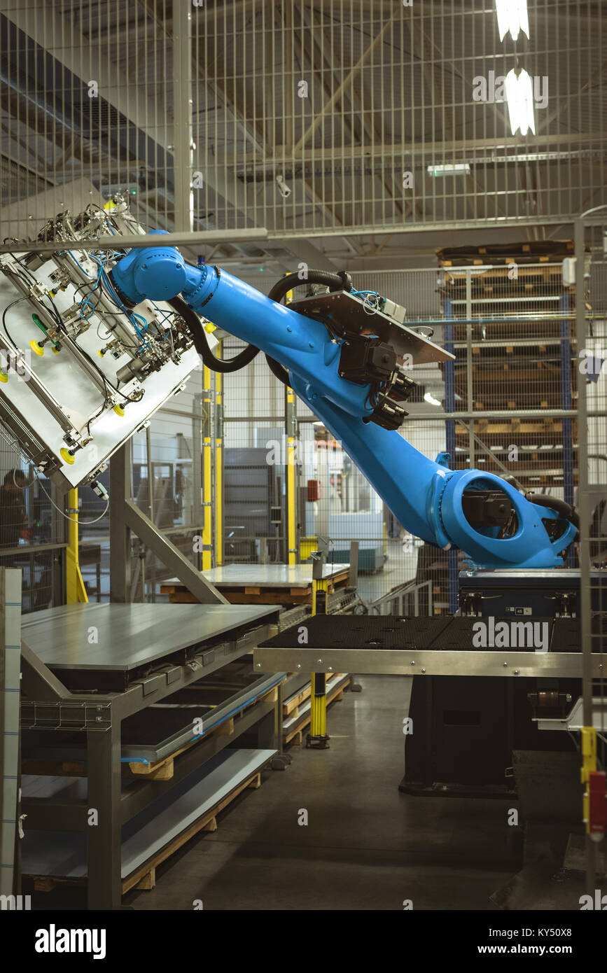 View of robotic machine Stock Photo - Alamy