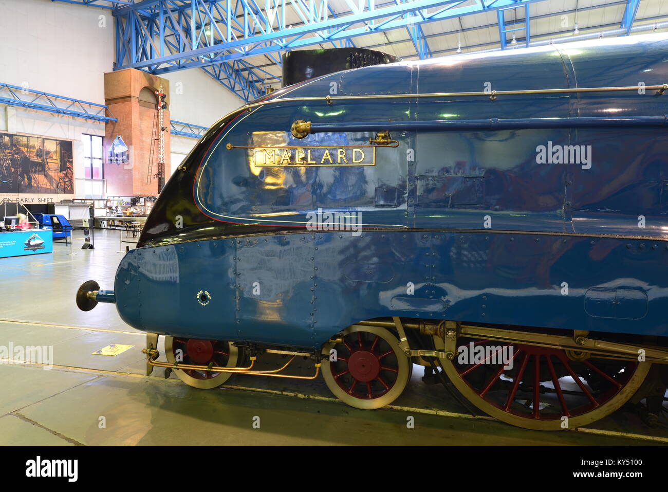 Mallard the record breaking locomotive Stock Photo - Alamy