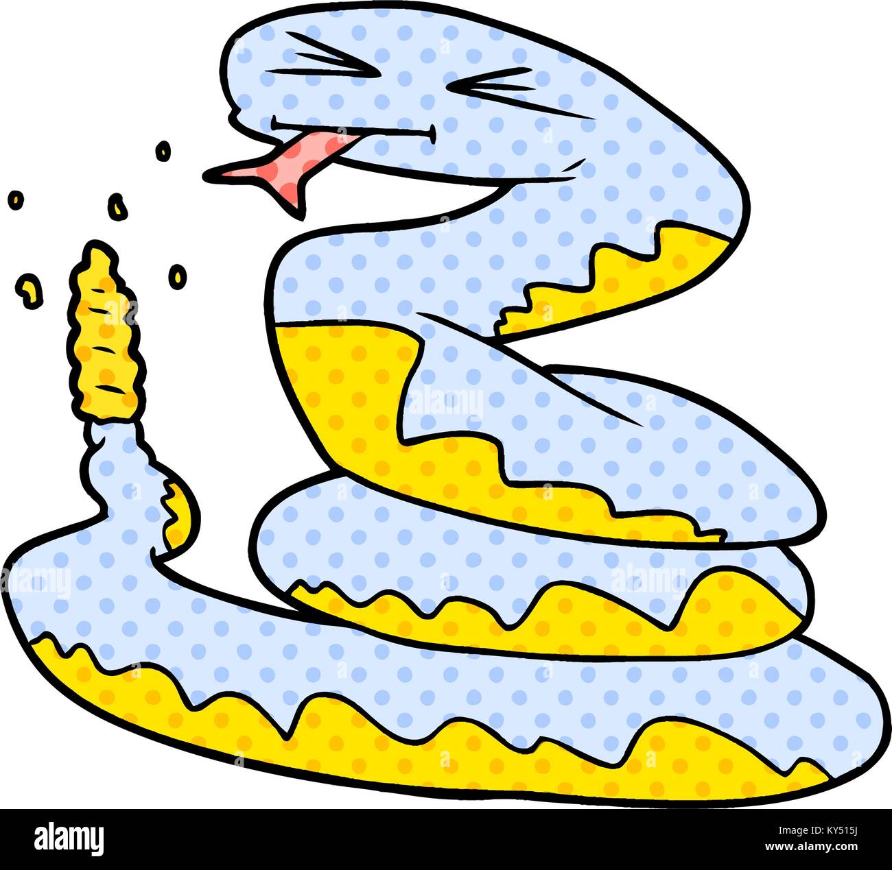 Dangerous rattle snake Stock Vector Images - Alamy