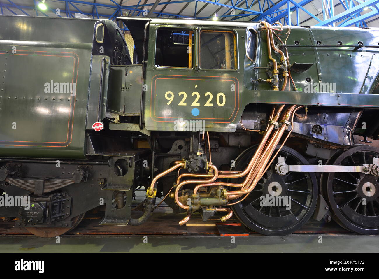 Britannia Class locomotive at the National Railway Museum at York Stock ...