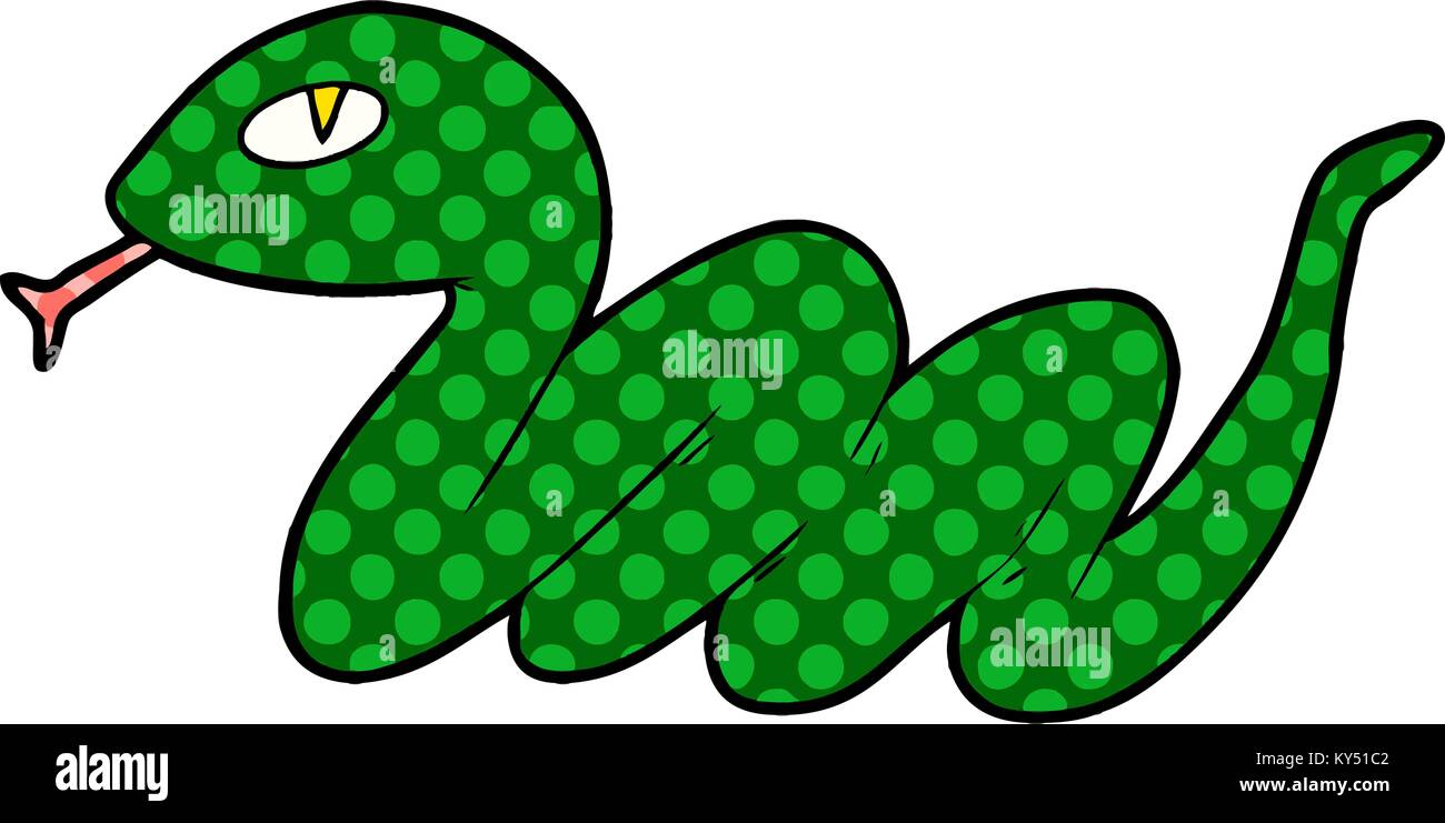 cartoon slithering snake Stock Vector Image & Art - Alamy