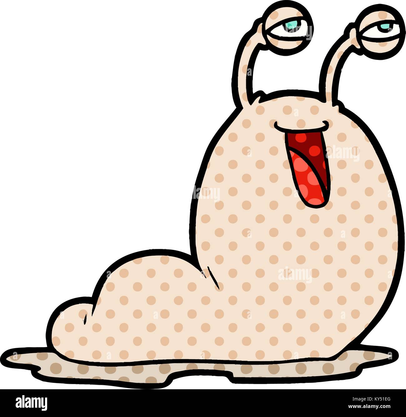 gross cartoon slug Stock Vector Image & Art - Alamy