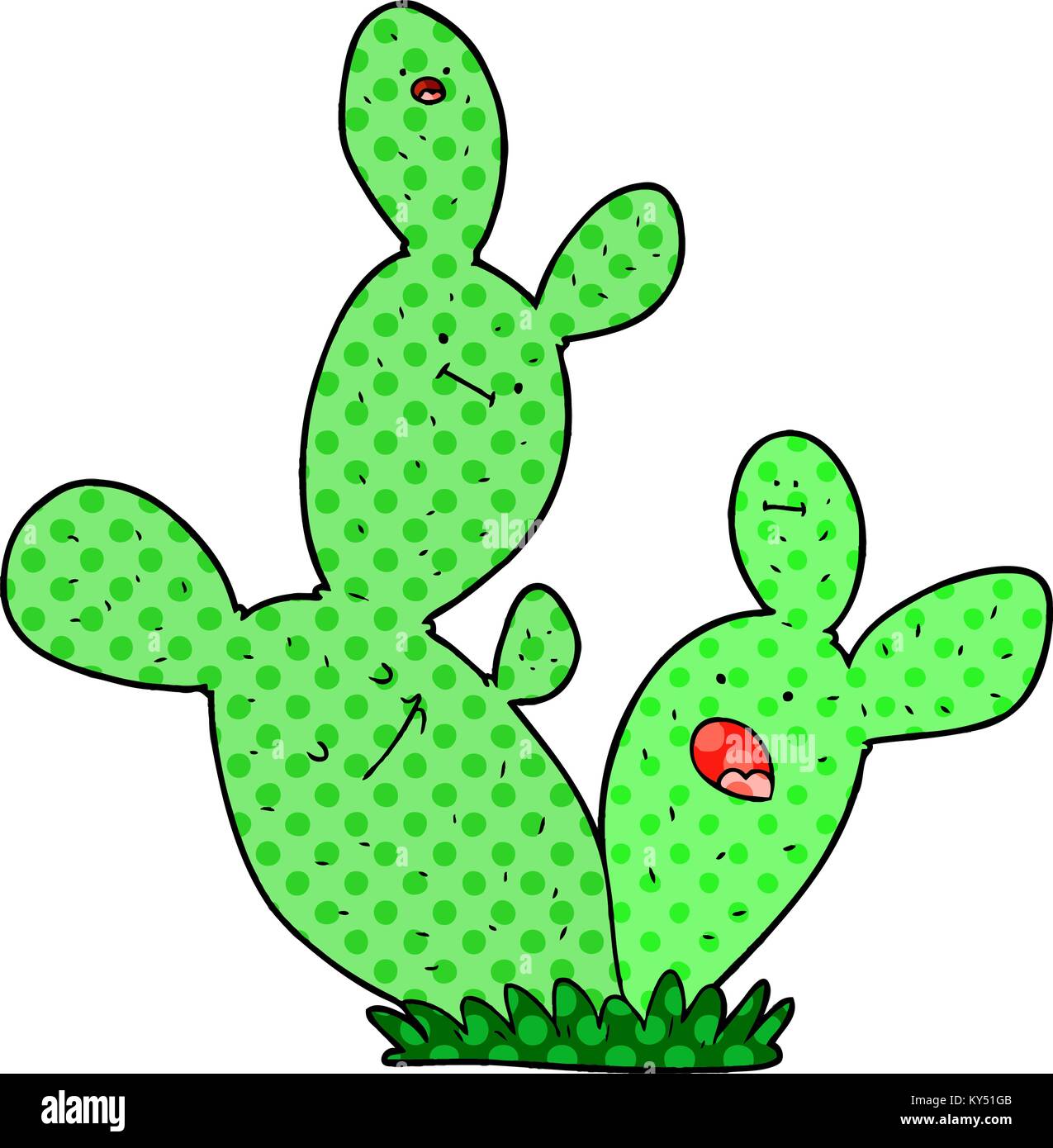 Spikey plant Stock Vector Images - Alamy