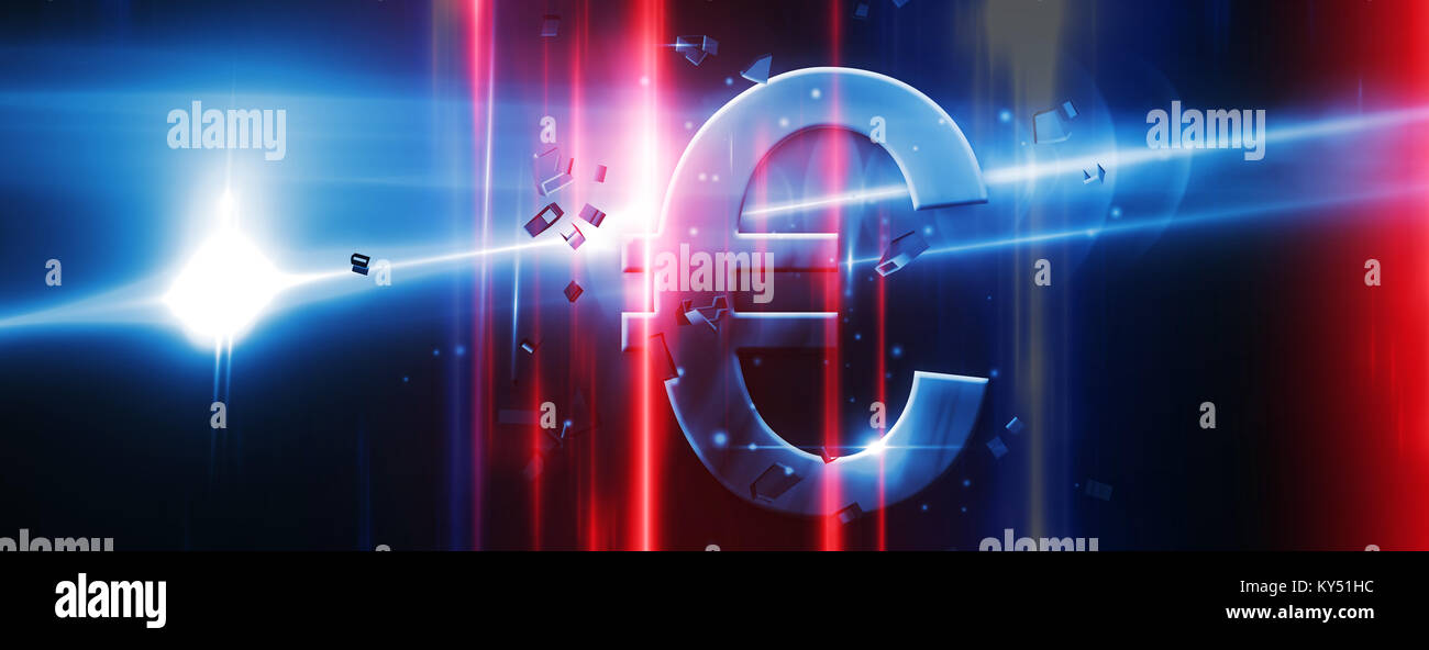 Golden euro sign Stock Photo - Alamy