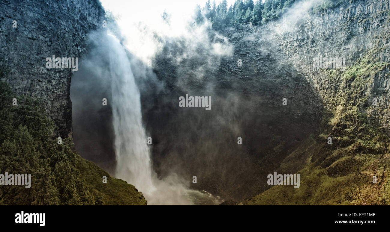 Waterfall and nature Stock Photo - Alamy