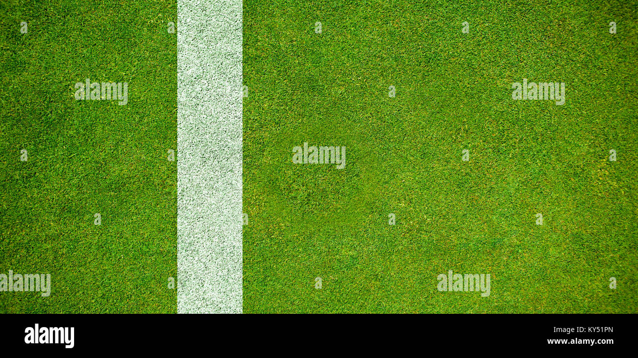 Pitch with line Stock Photo - Alamy