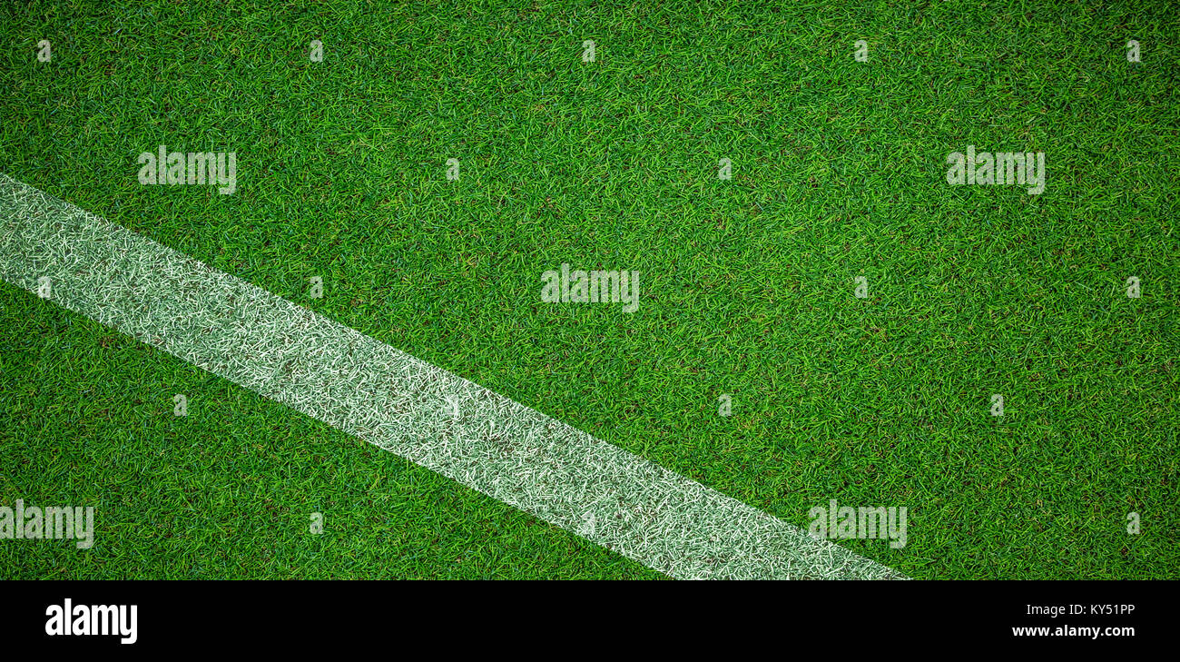 Pitch with line Stock Photo - Alamy