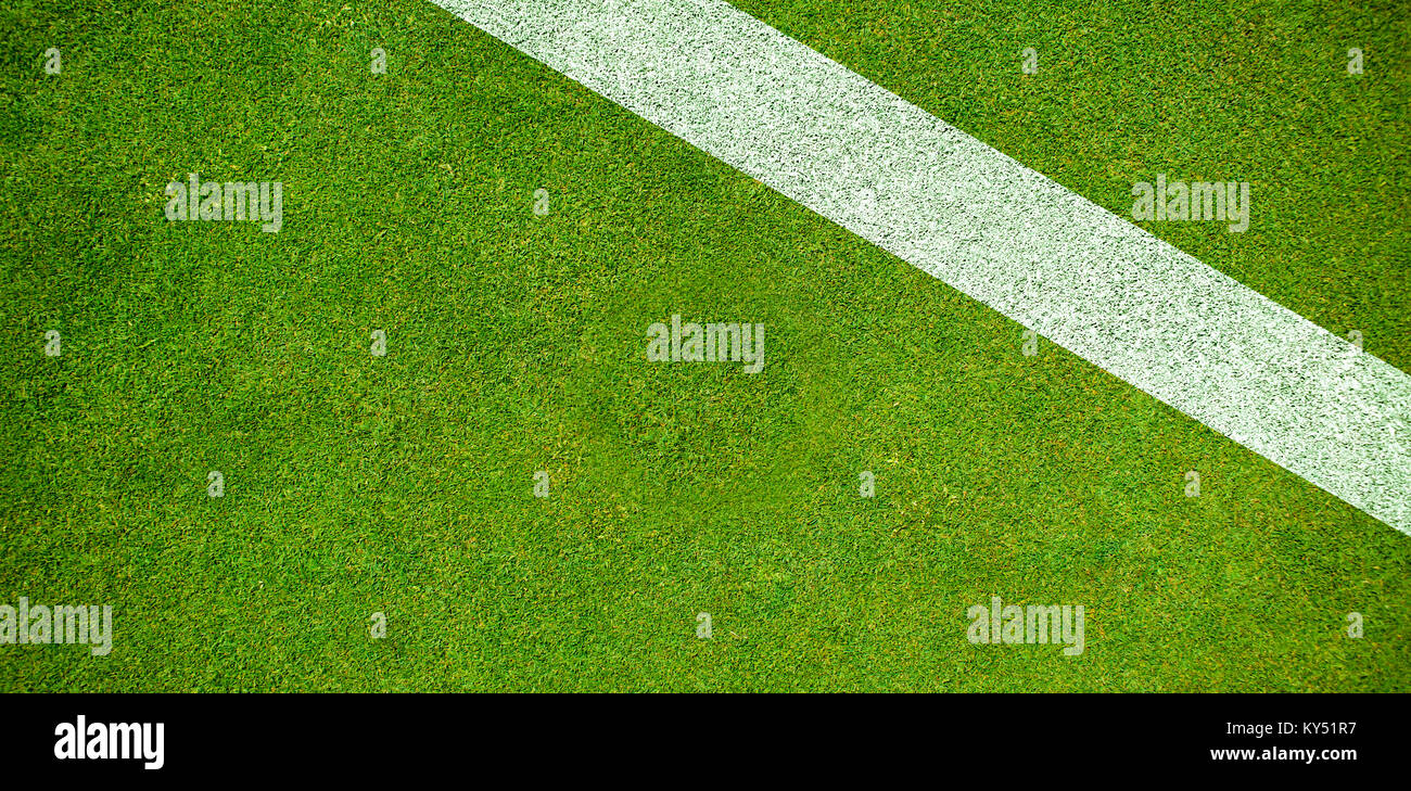 Pitch with line Stock Photo - Alamy