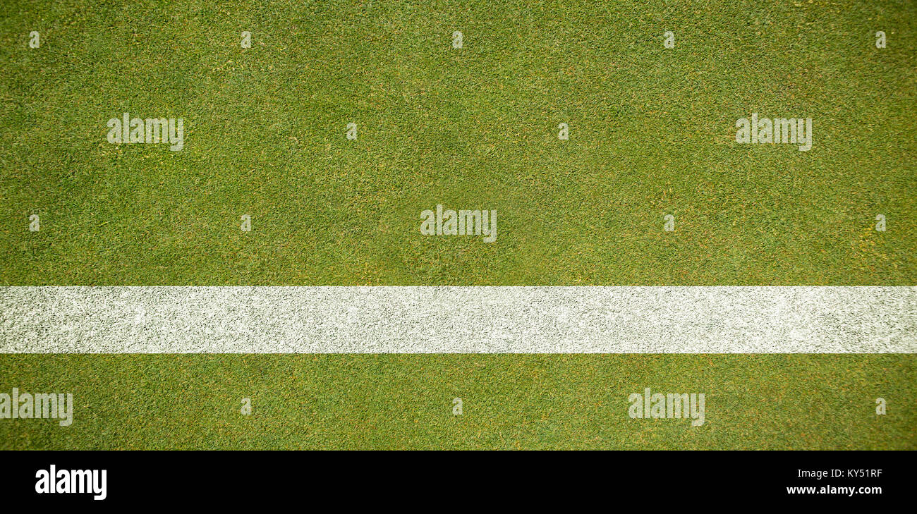 Pitch with line Stock Photo - Alamy
