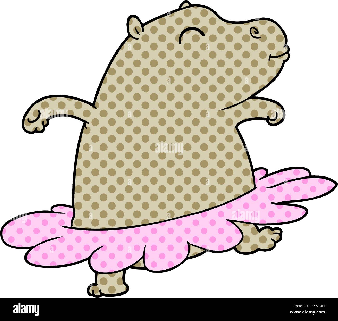 Ballerina in tutu dancing Stock Vector Images - Alamy