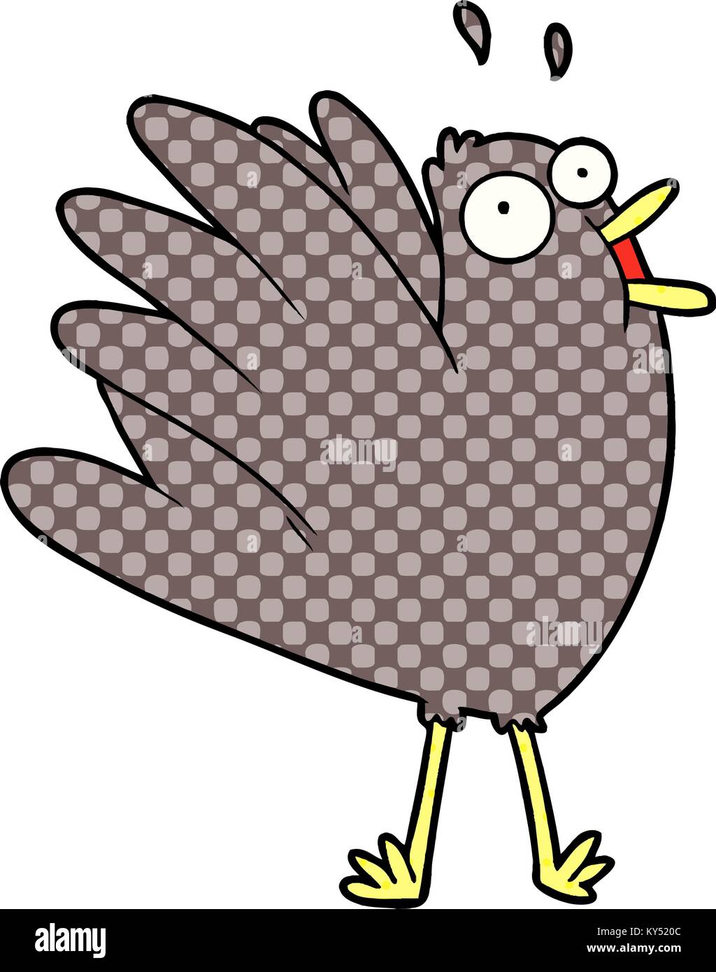 Squawking bird Stock Vector Images - Alamy