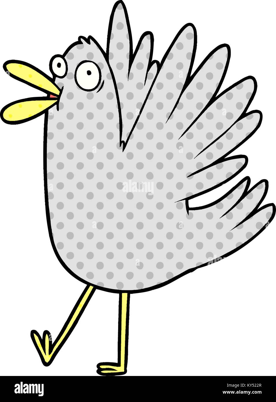 cartoon bird squawking Stock Vector Image & Art - Alamy