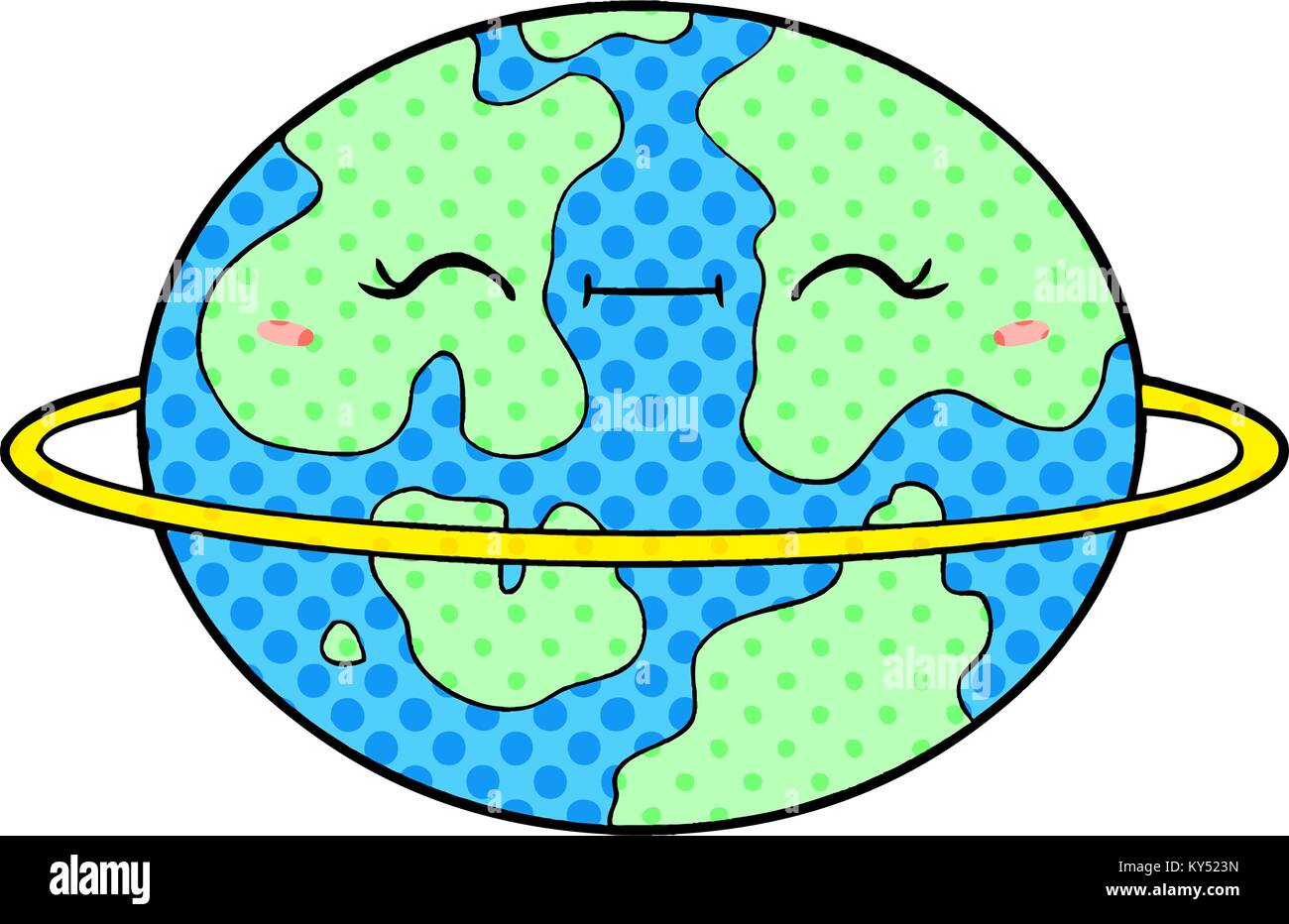 cartoon habitable alien planet Stock Vector Image & Art - Alamy