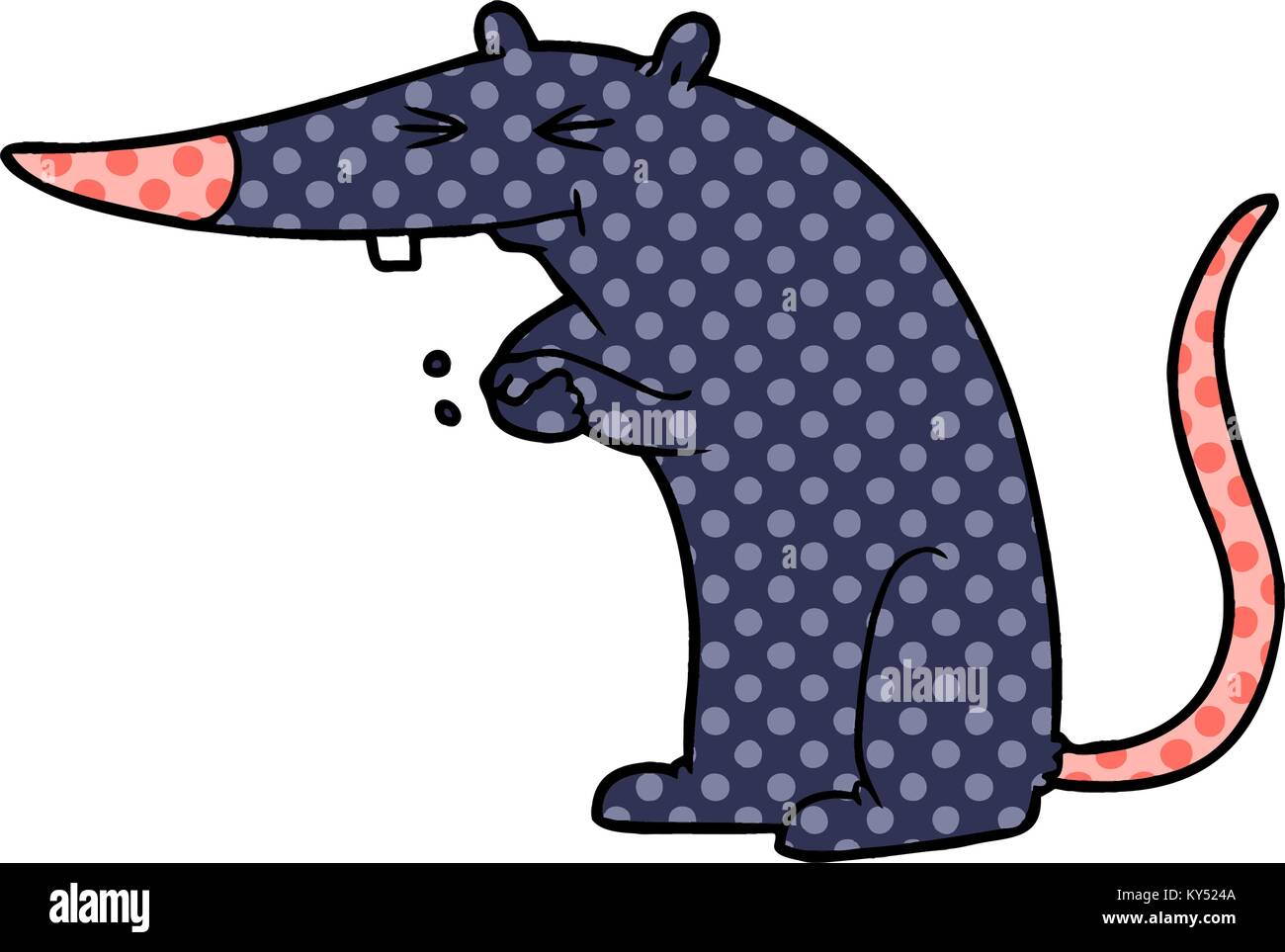 cartoon sneaky rat Stock Vector Image & Art - Alamy