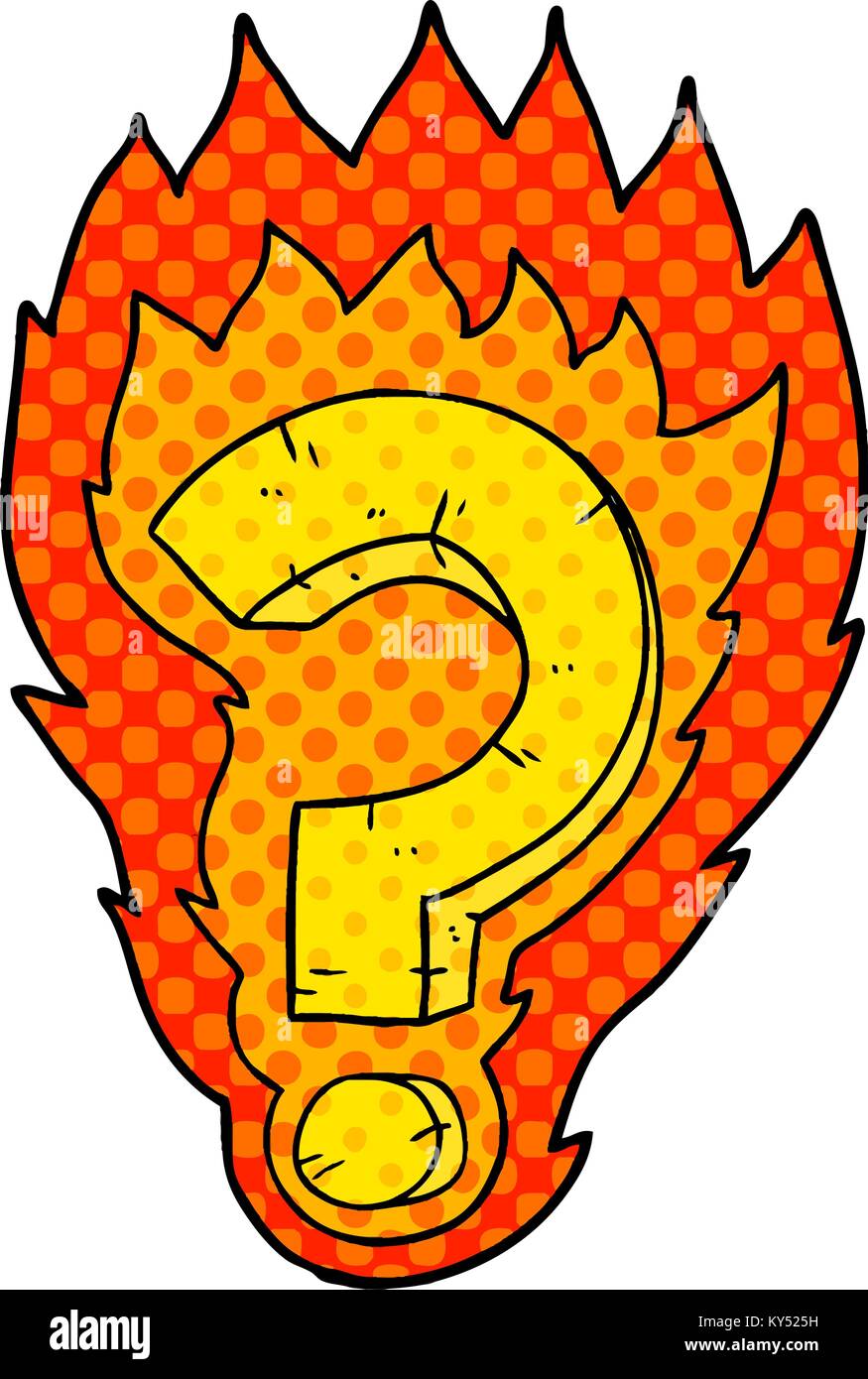 Fire question Stock Vector Images - Alamy