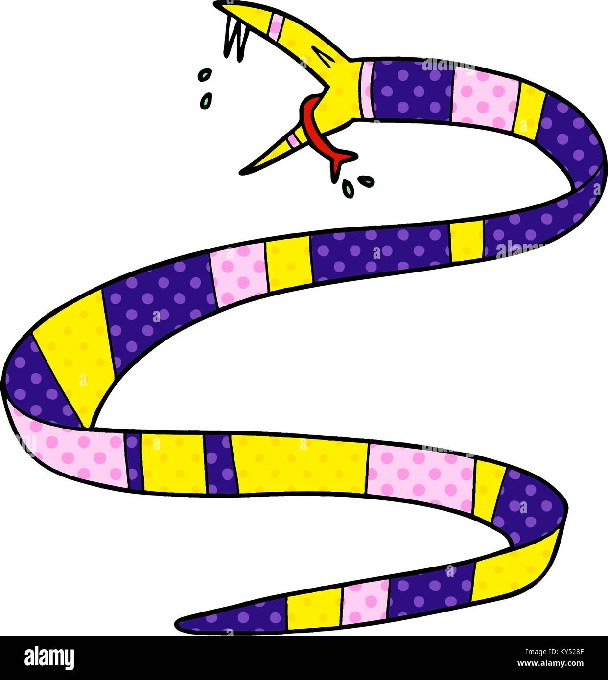 cartoon poisonous snake Stock Vector Image & Art - Alamy