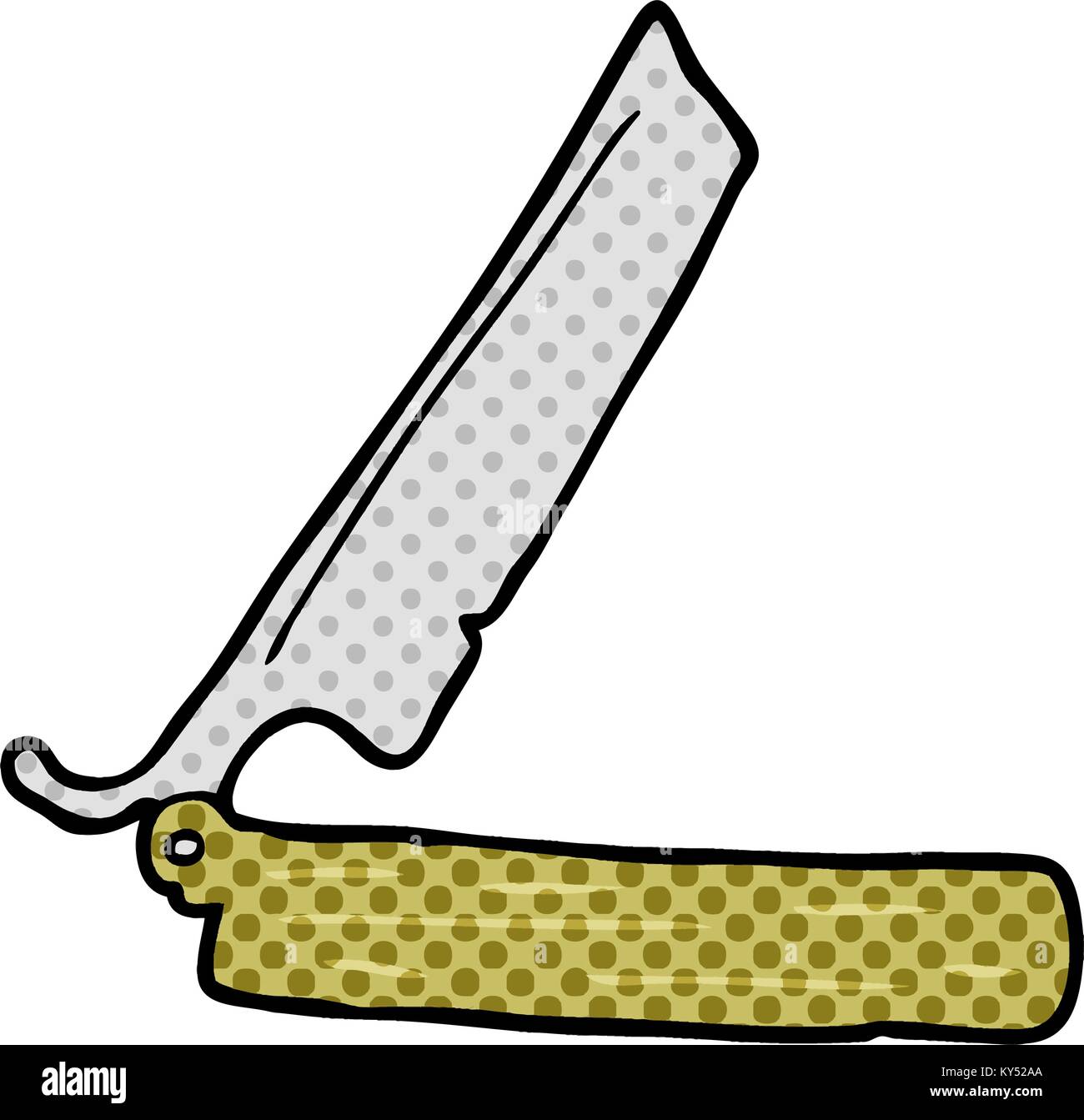 cartoon traditional razor Stock Vector Image & Art - Alamy