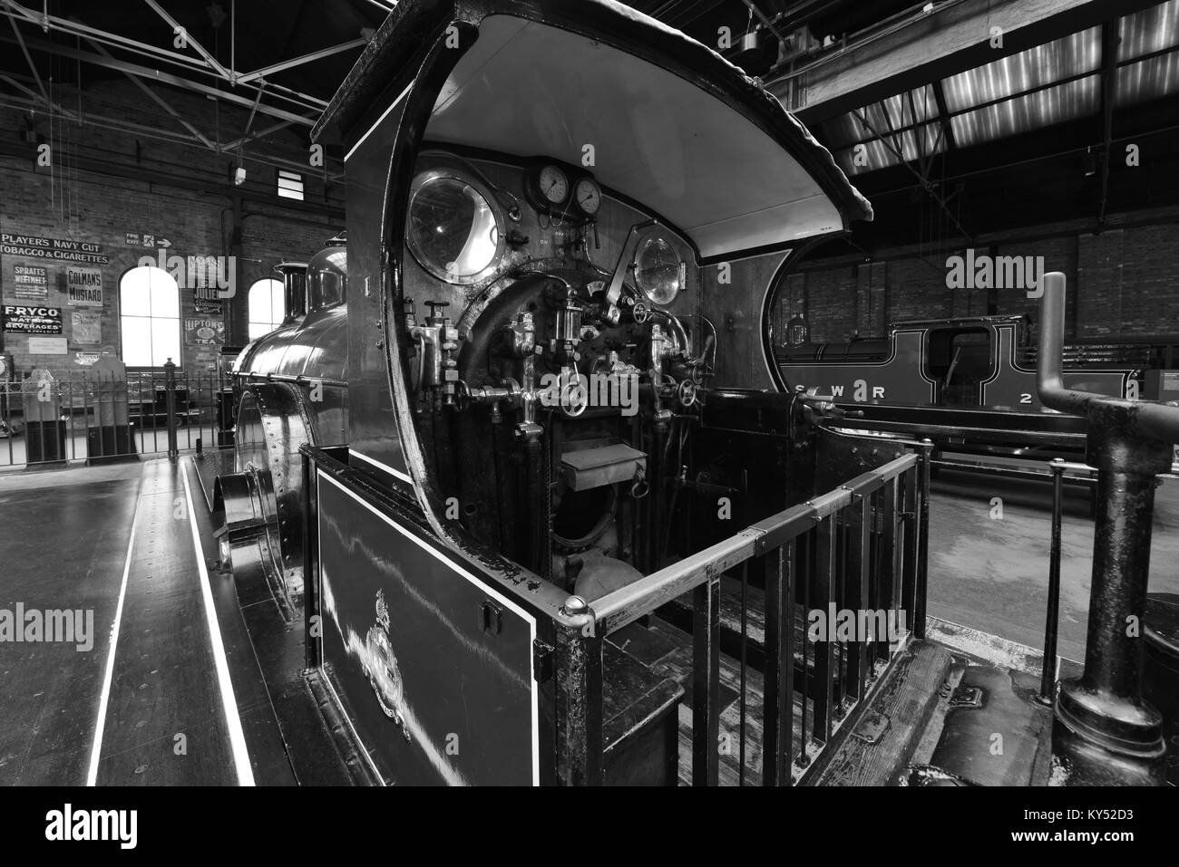 A mock up of a railway station in the early 20th century Stock Photo ...