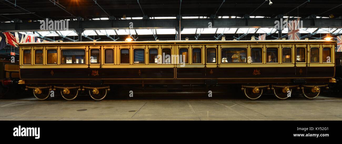 Royal Railway Coach from the 19th centuryh Stock Photo - Alamy
