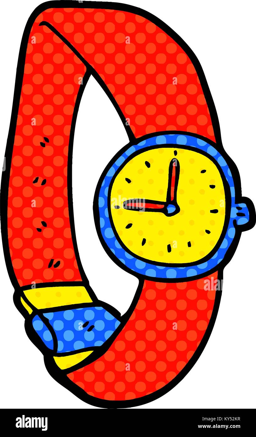 cartoon wrist watch Stock Vector Image & Art - Alamy