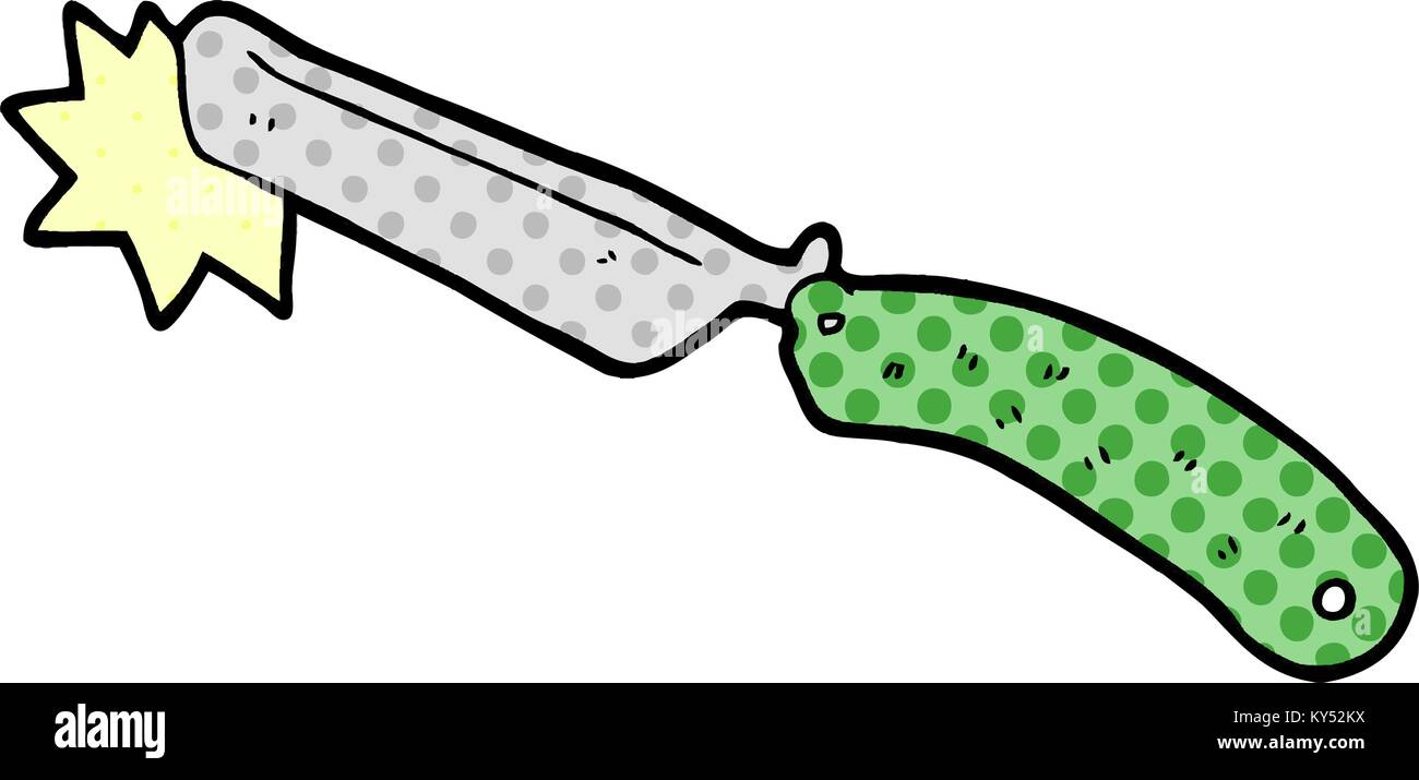 cartoon sharp razor Stock Vector Image & Art - Alamy