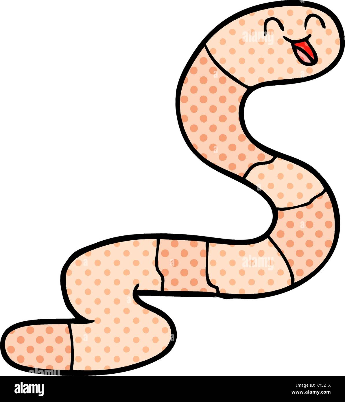 Cartoon Worm Cut Out Stock Images & Pictures - Alamy