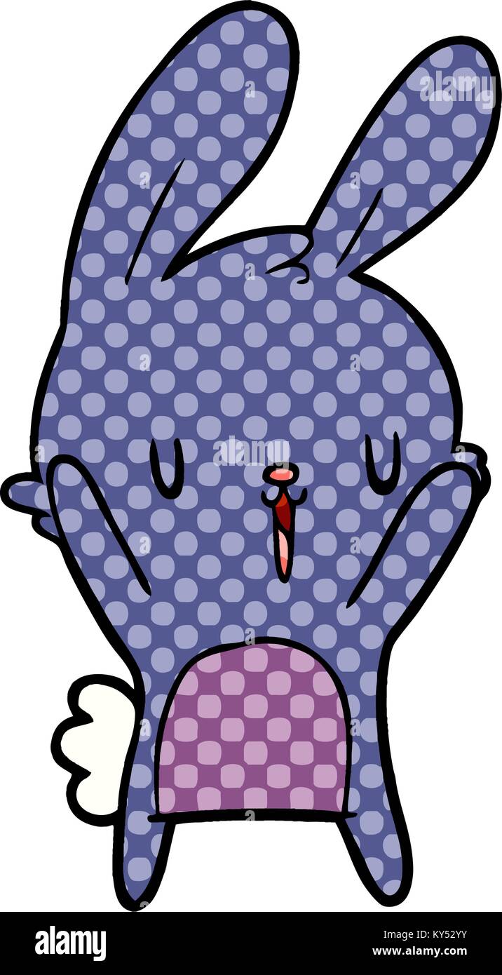 cute cartoon rabbit Stock Vector Image & Art - Alamy