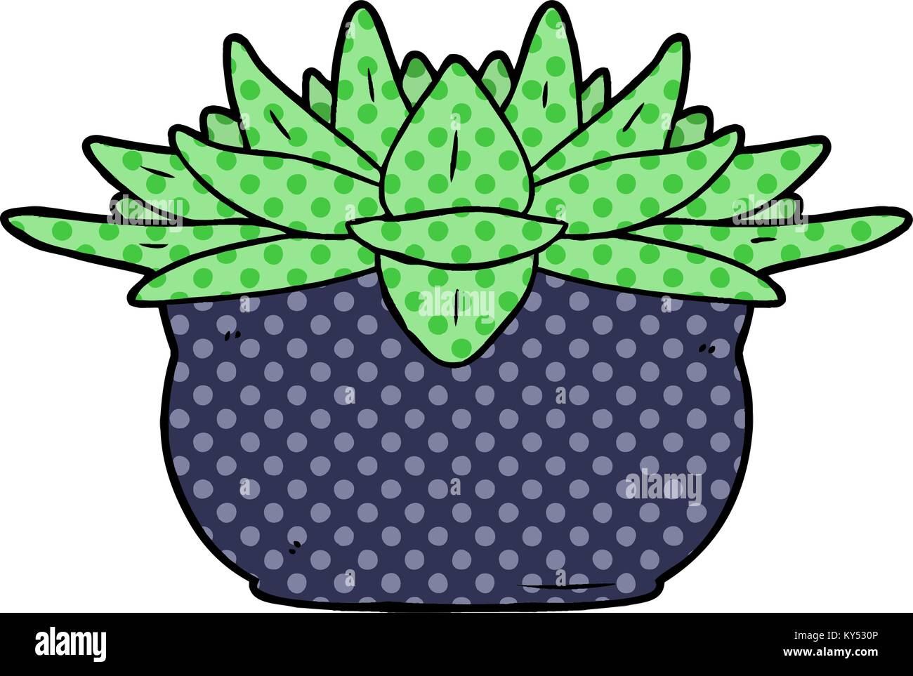 cartoon succulent plant Stock Vector Image & Art - Alamy