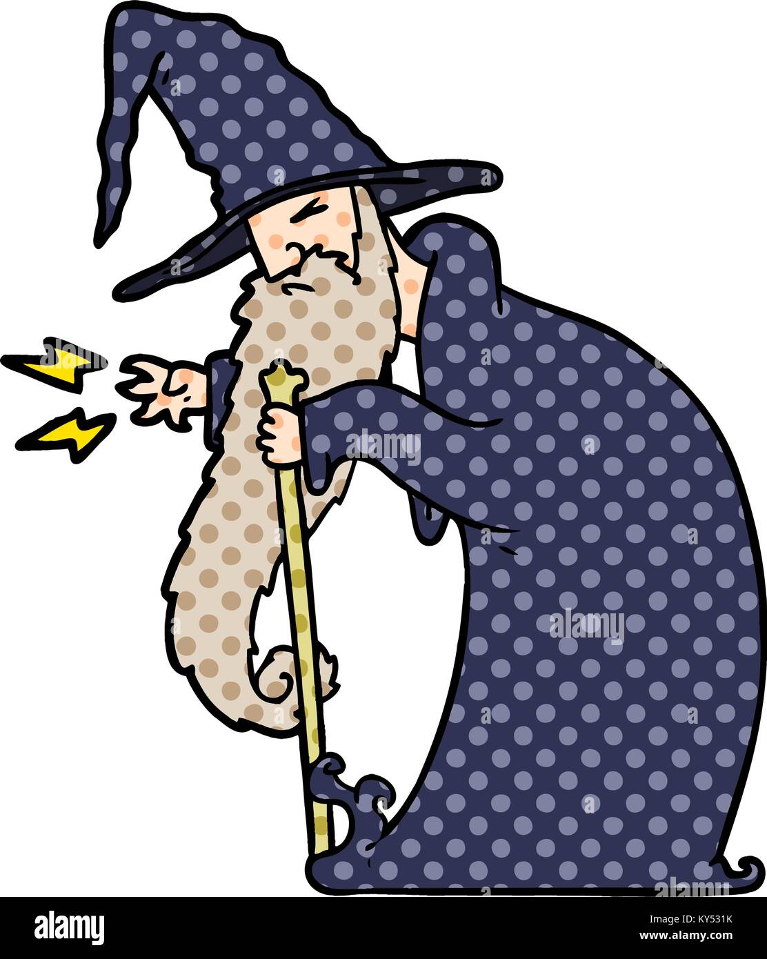 Cartoon Wizard High Resolution Stock Photography and Images - Alamy