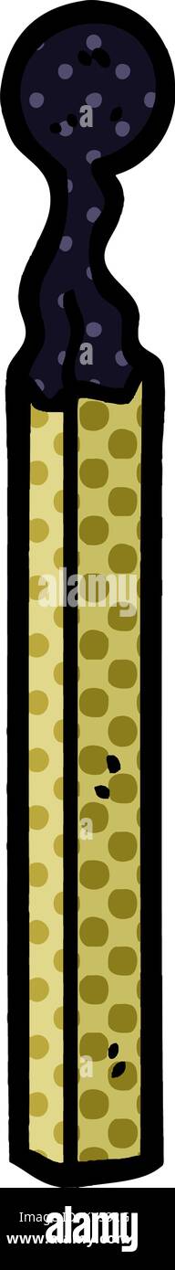 cartoon burnt match Stock Vector Image & Art - Alamy