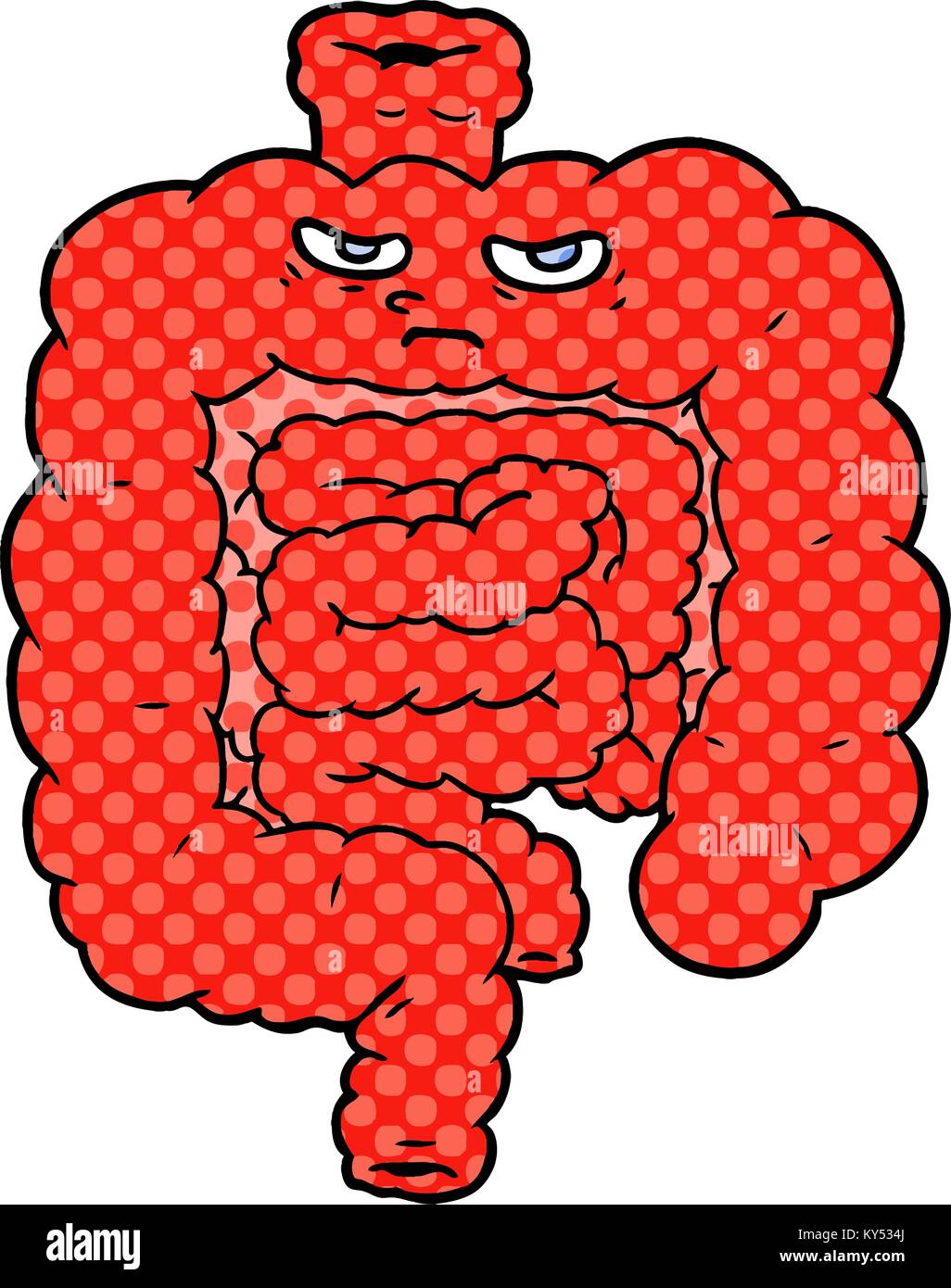 Illustration intestines internal organ Stock Vector Images - Alamy