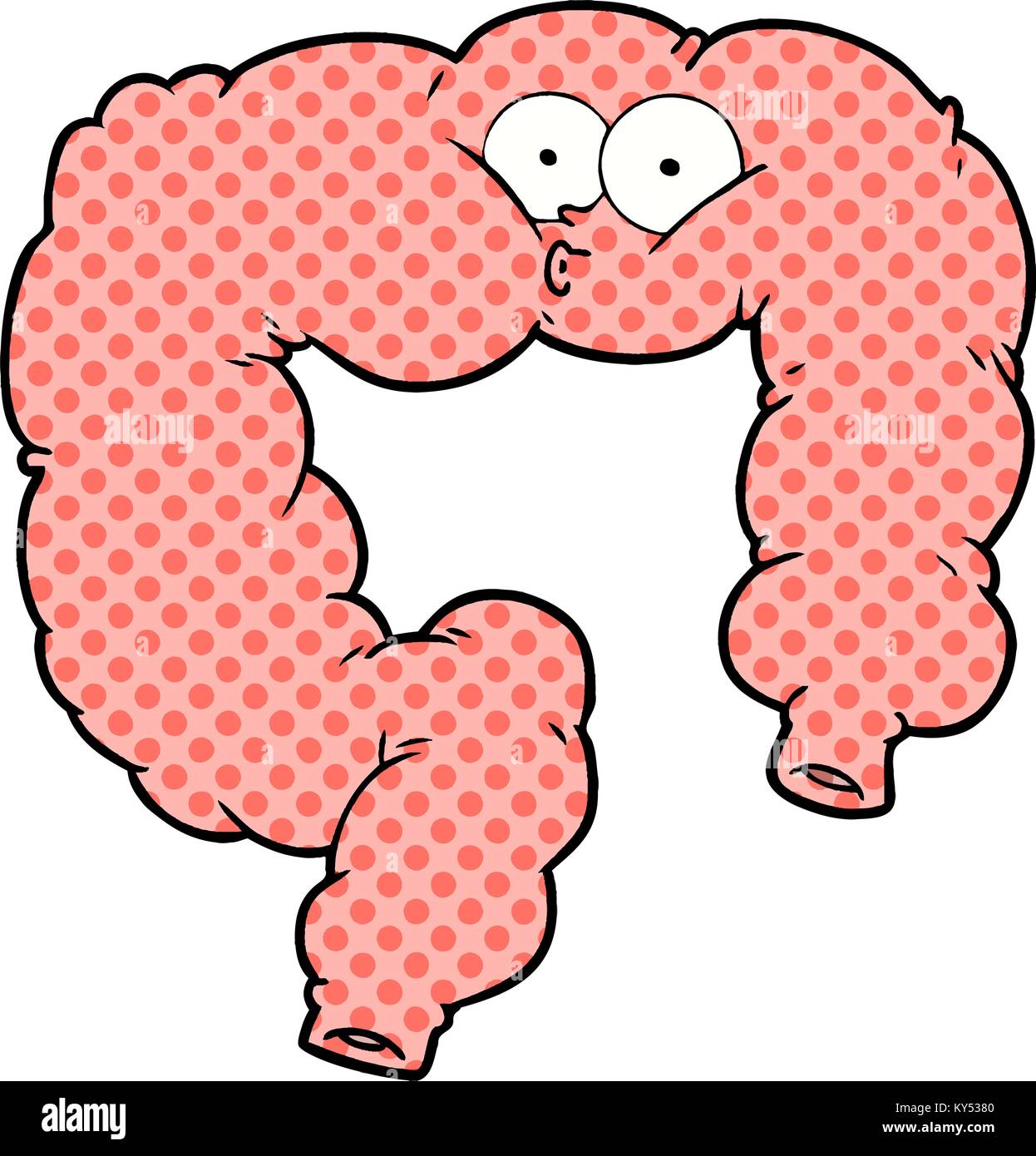 cartoon surprised colon Stock Vector Image & Art - Alamy