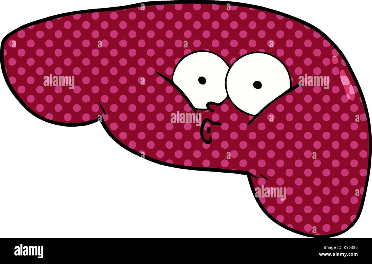 cartoon curious liver Stock Vector Image & Art - Alamy