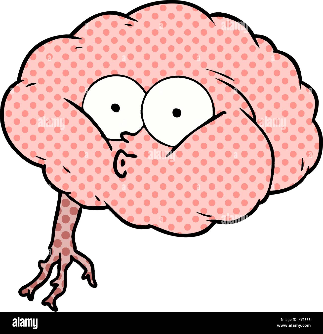 cartoon impressed brain Stock Vector Image & Art - Alamy