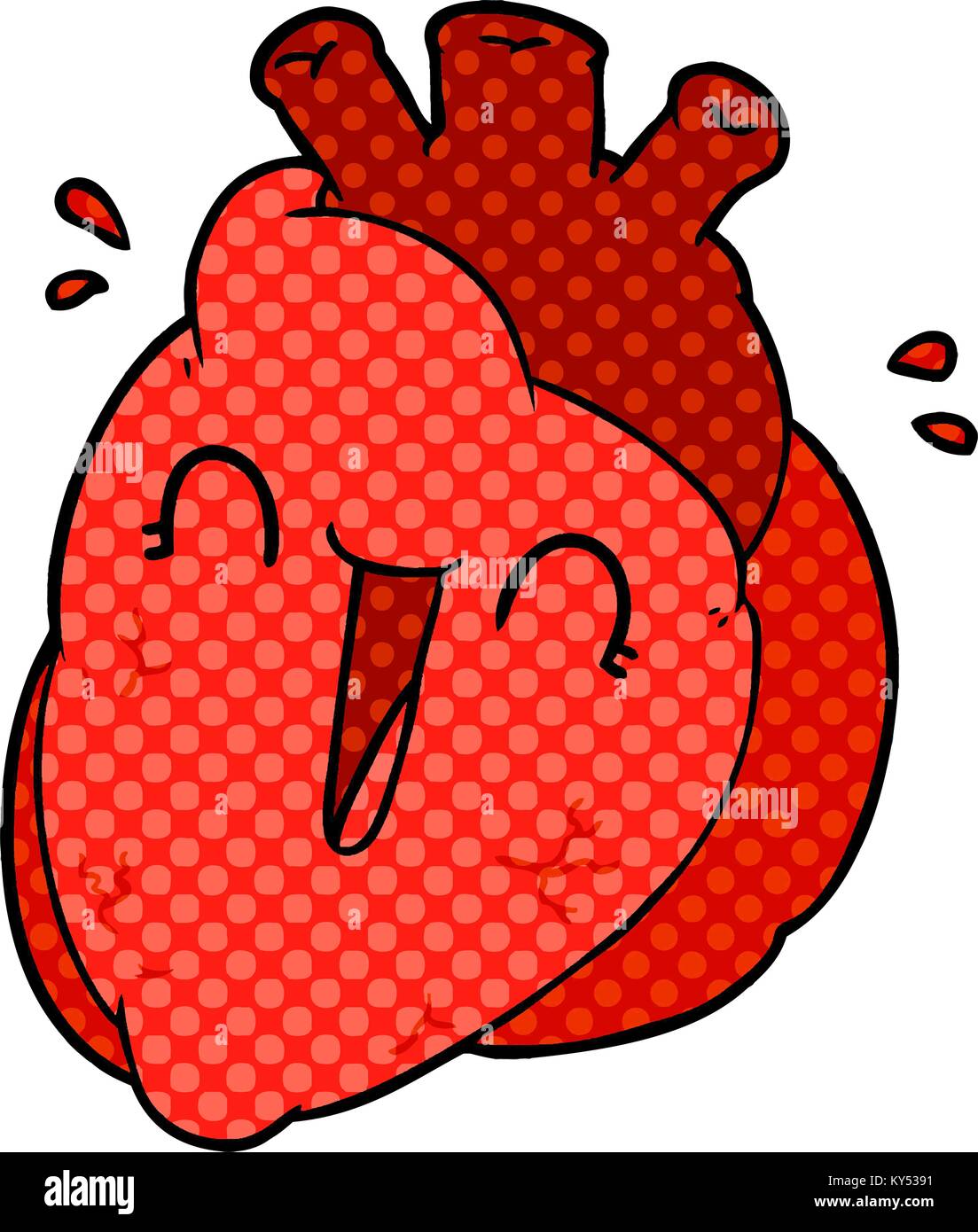 cartoon heart laughing Stock Vector Image & Art - Alamy