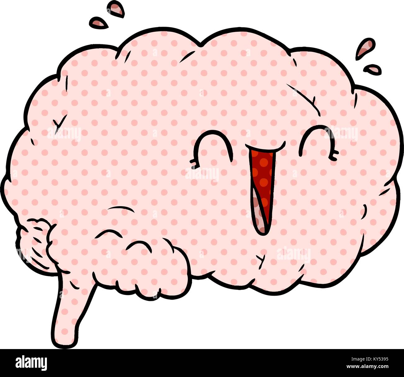 Laughing brain Stock Vector Images - Alamy