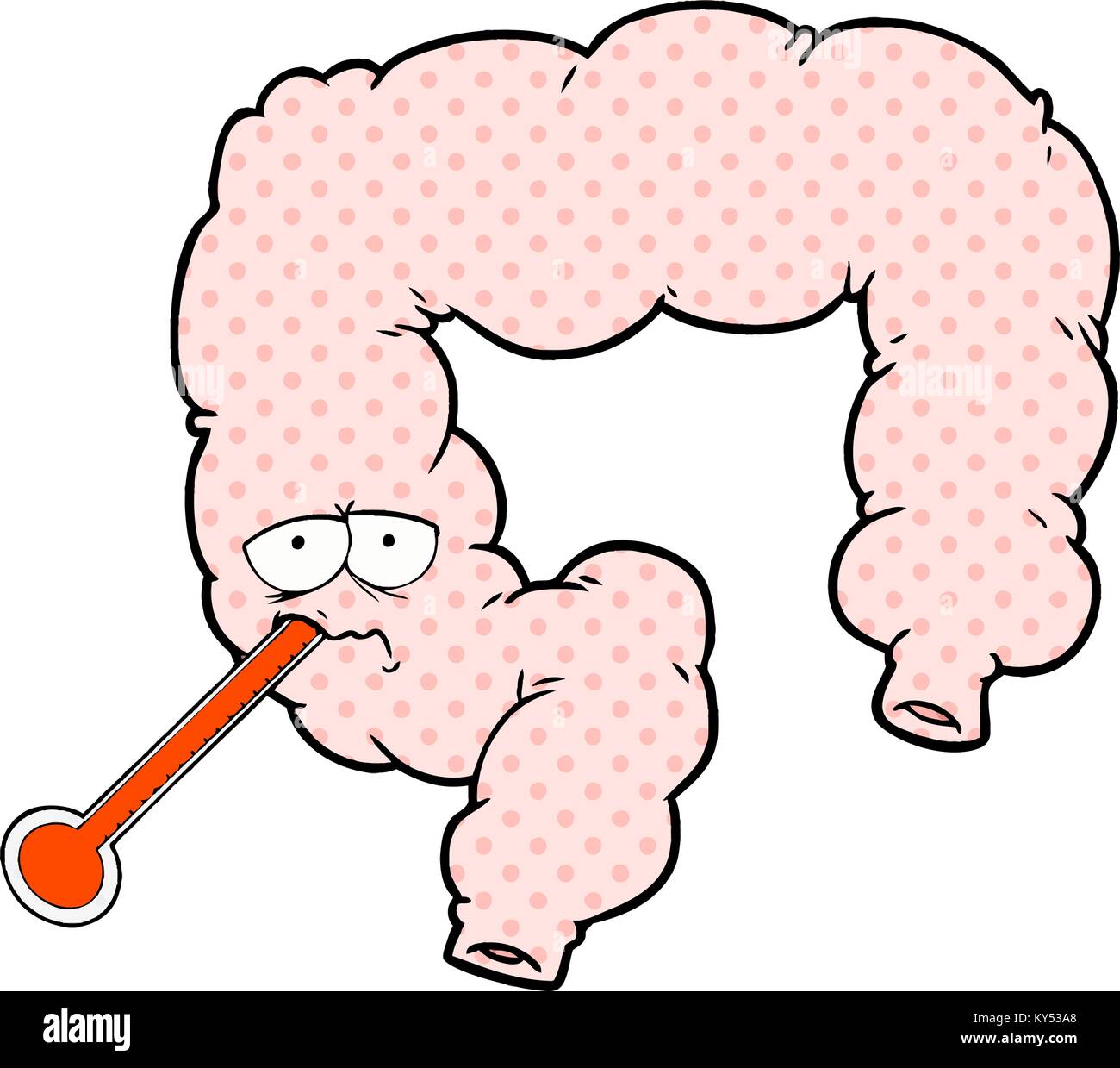 cartoon unhealthy colon Stock Vector Image & Art - Alamy