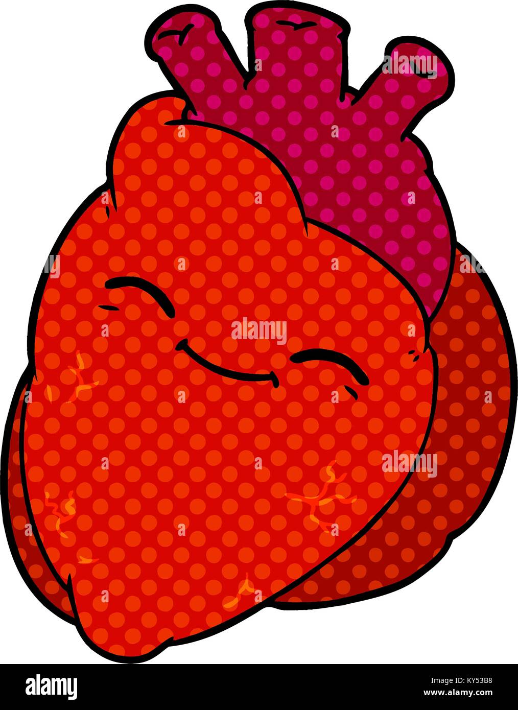cartoon happy heart Stock Vector Image & Art - Alamy
