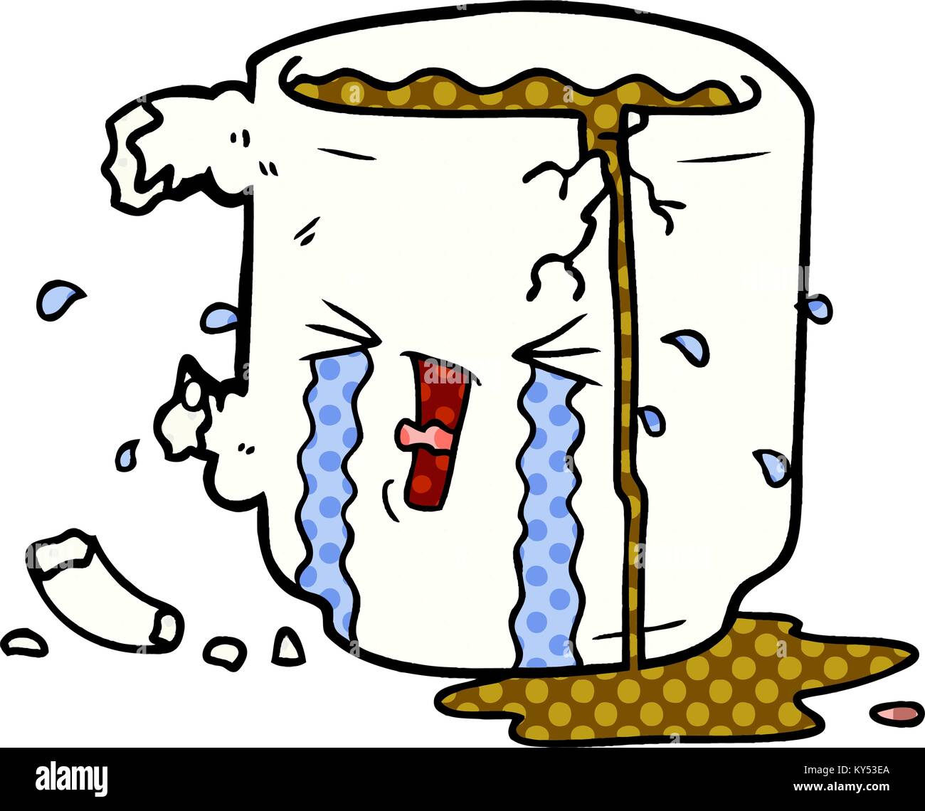 cartoon broken mug Stock Vector Image & Art - Alamy