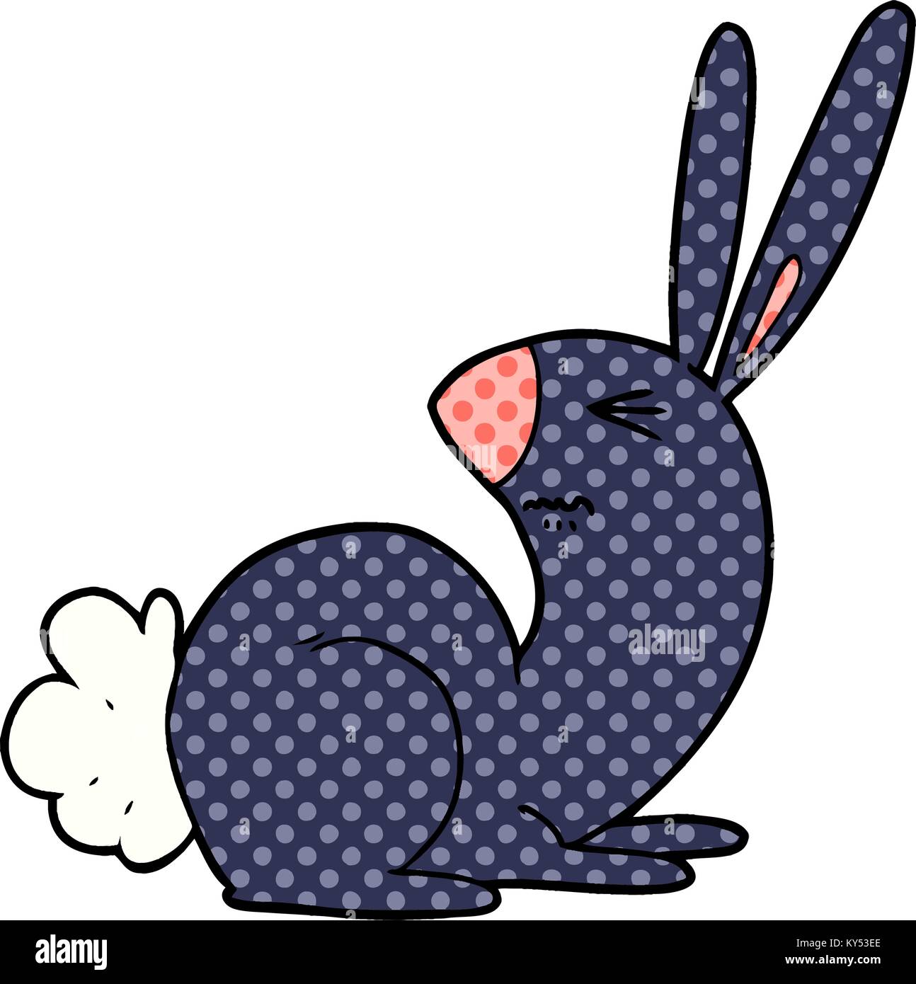 cartoon annoyed rabbit Stock Vector Image & Art - Alamy