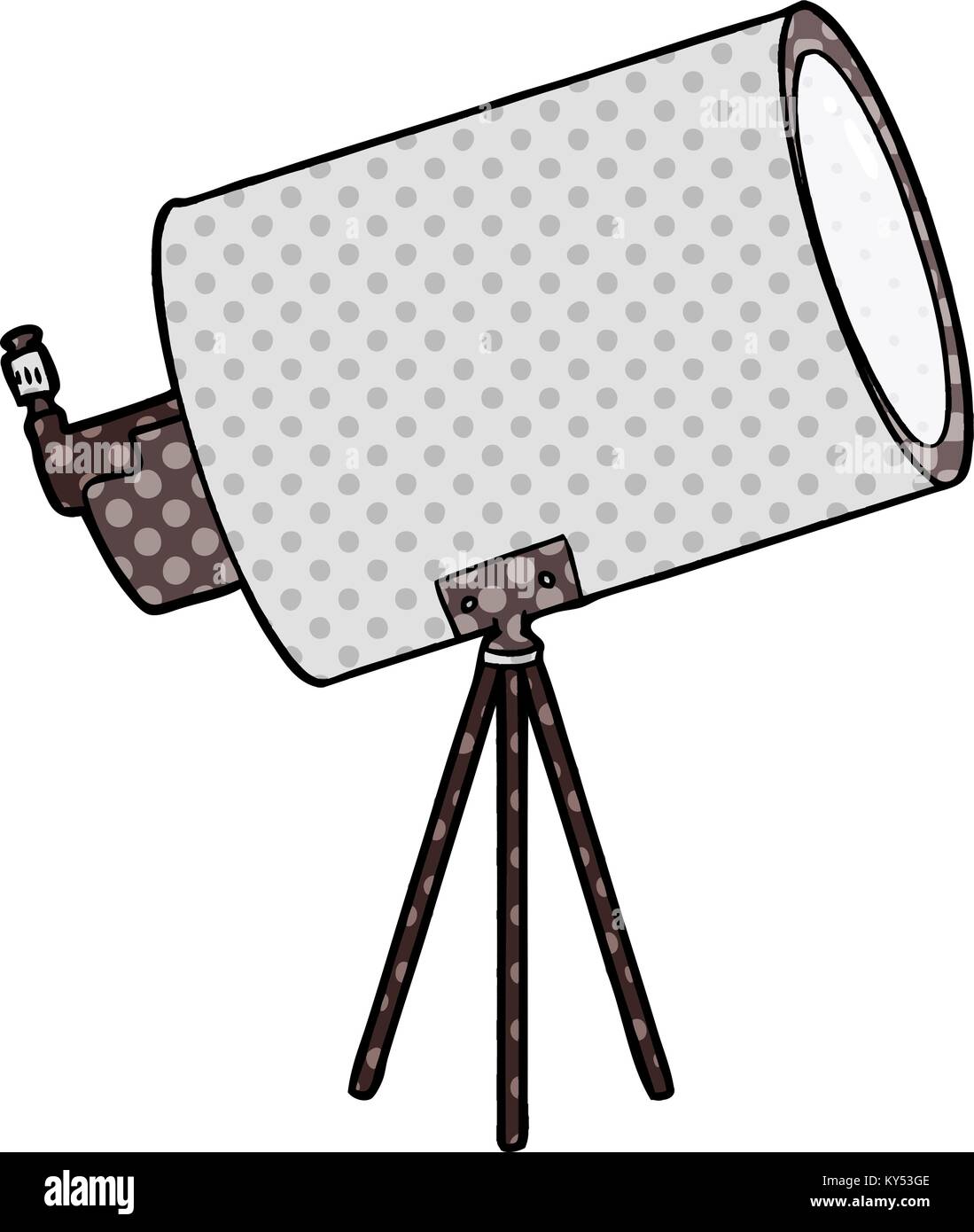 cartoon big telescope Stock Vector Image & Art - Alamy