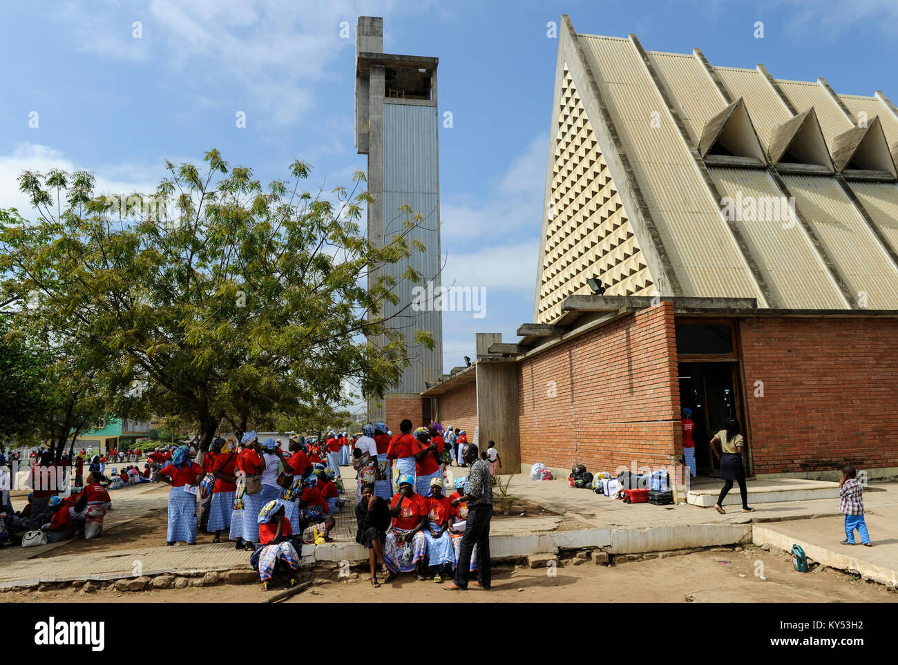 ANGOLA, Cuanza Sul, Sumbe town, Our Lady of the Conception Cathedral ...