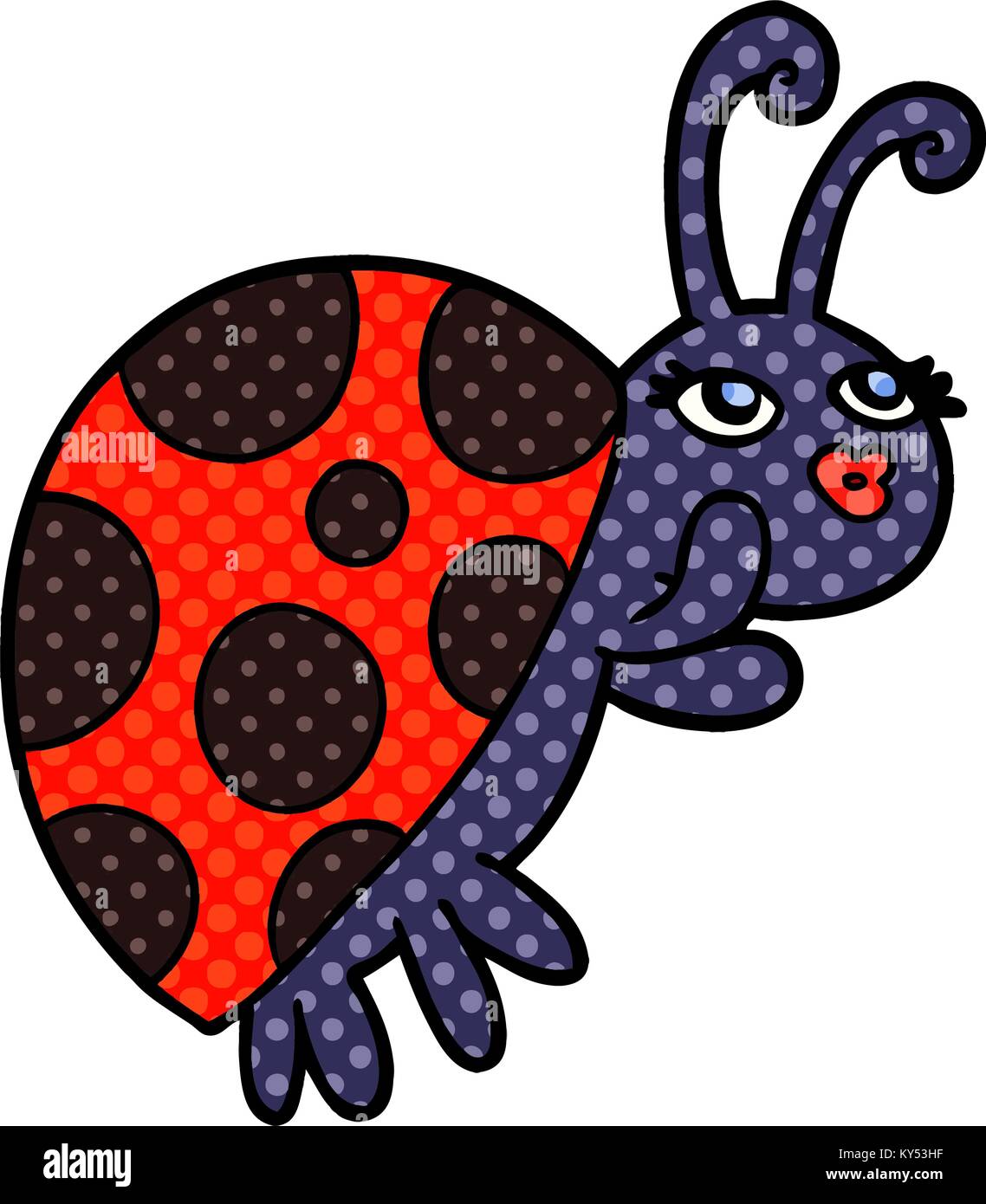 Ladybird bug cartoon hi-res stock photography and images - Alamy