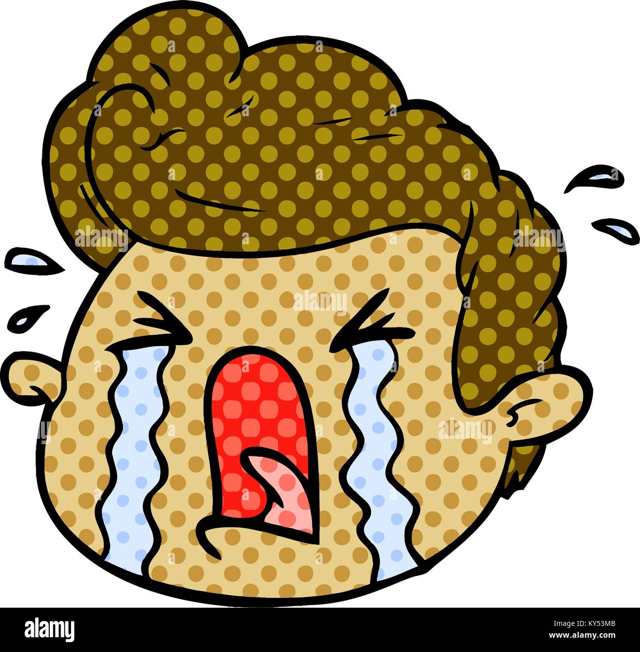 cartoon crying boy Stock Vector Image & Art - Alamy