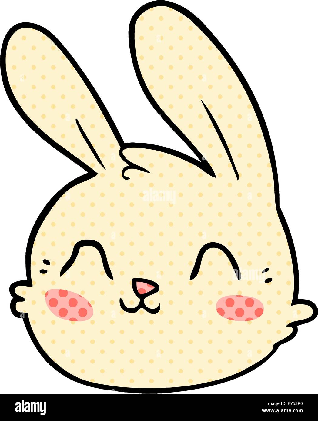 cartoon rabbit face Stock Vector Image & Art - Alamy
