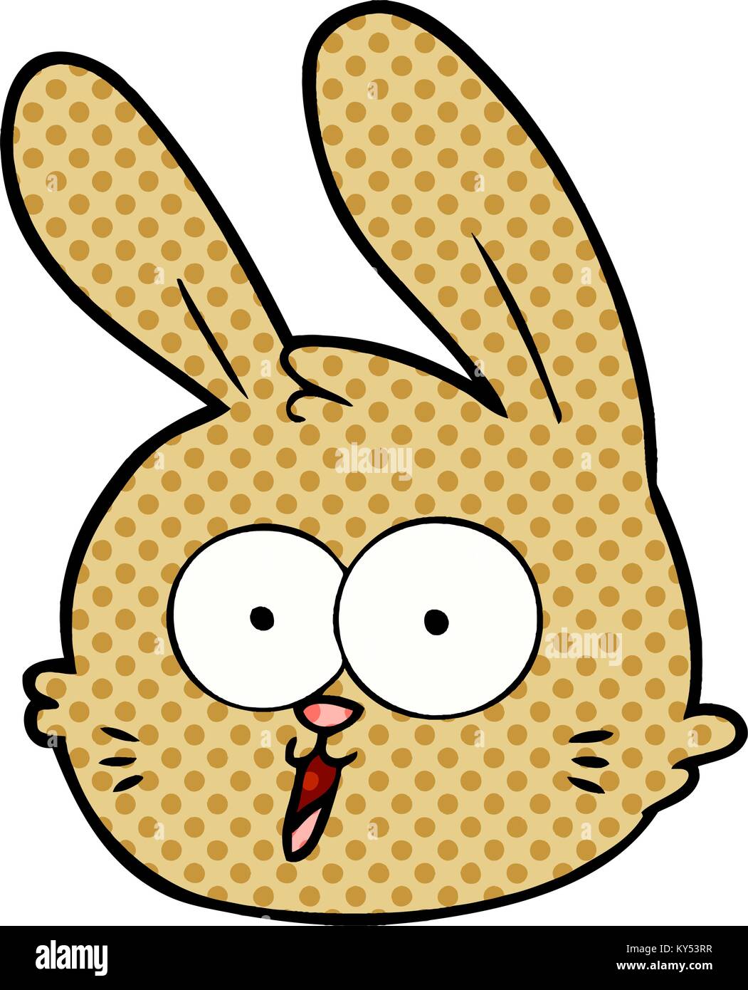 cartoon rabbit face Stock Vector Image & Art - Alamy