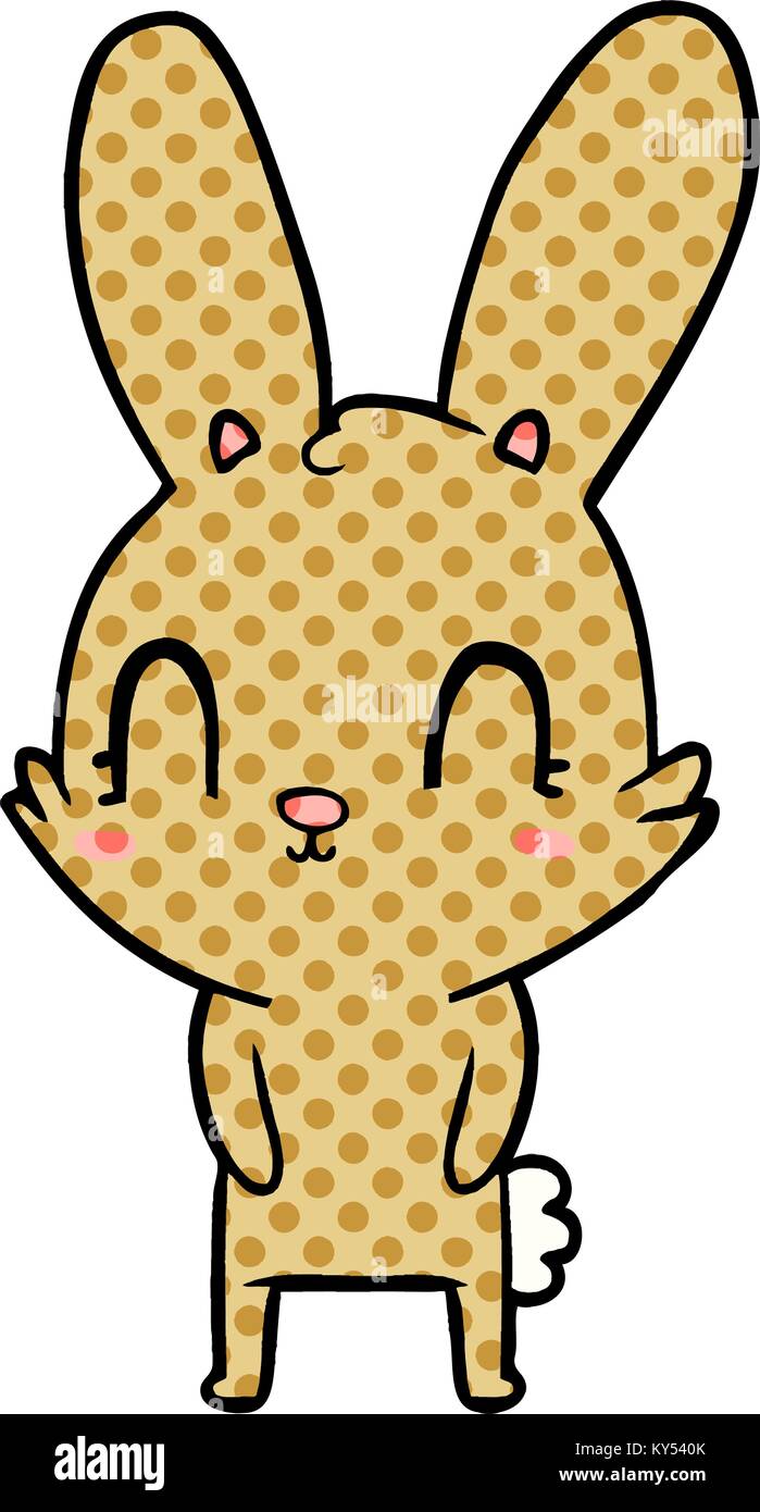 cute cartoon rabbit Stock Vector Image & Art - Alamy