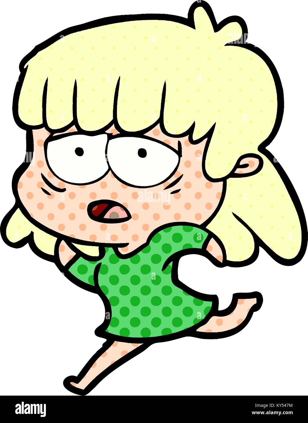 cartoon tired woman Stock Vector Image & Art - Alamy