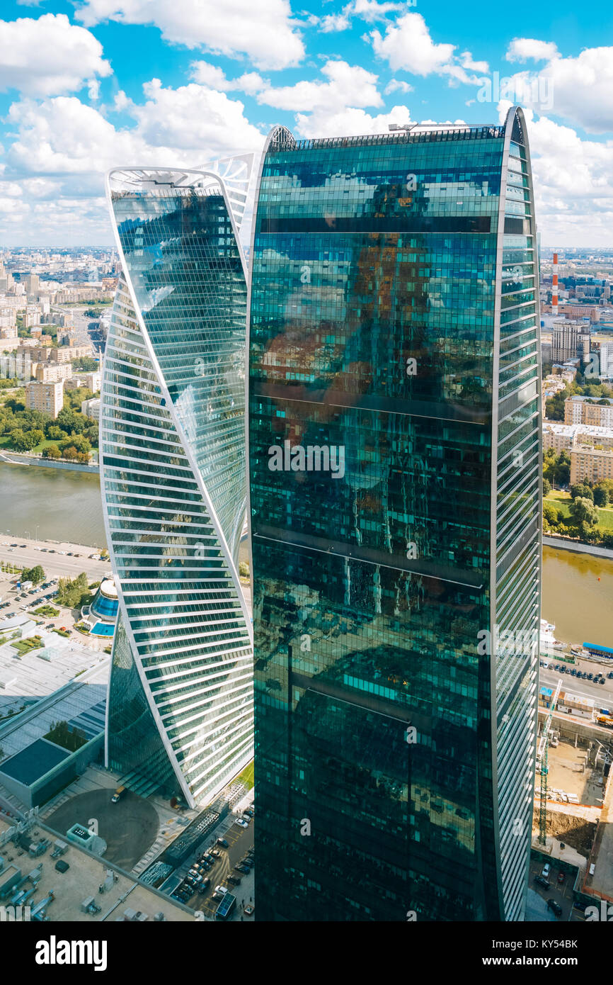 Moscow, Russia - August 16, 2016: Building Empire and Tower - Evolution ...